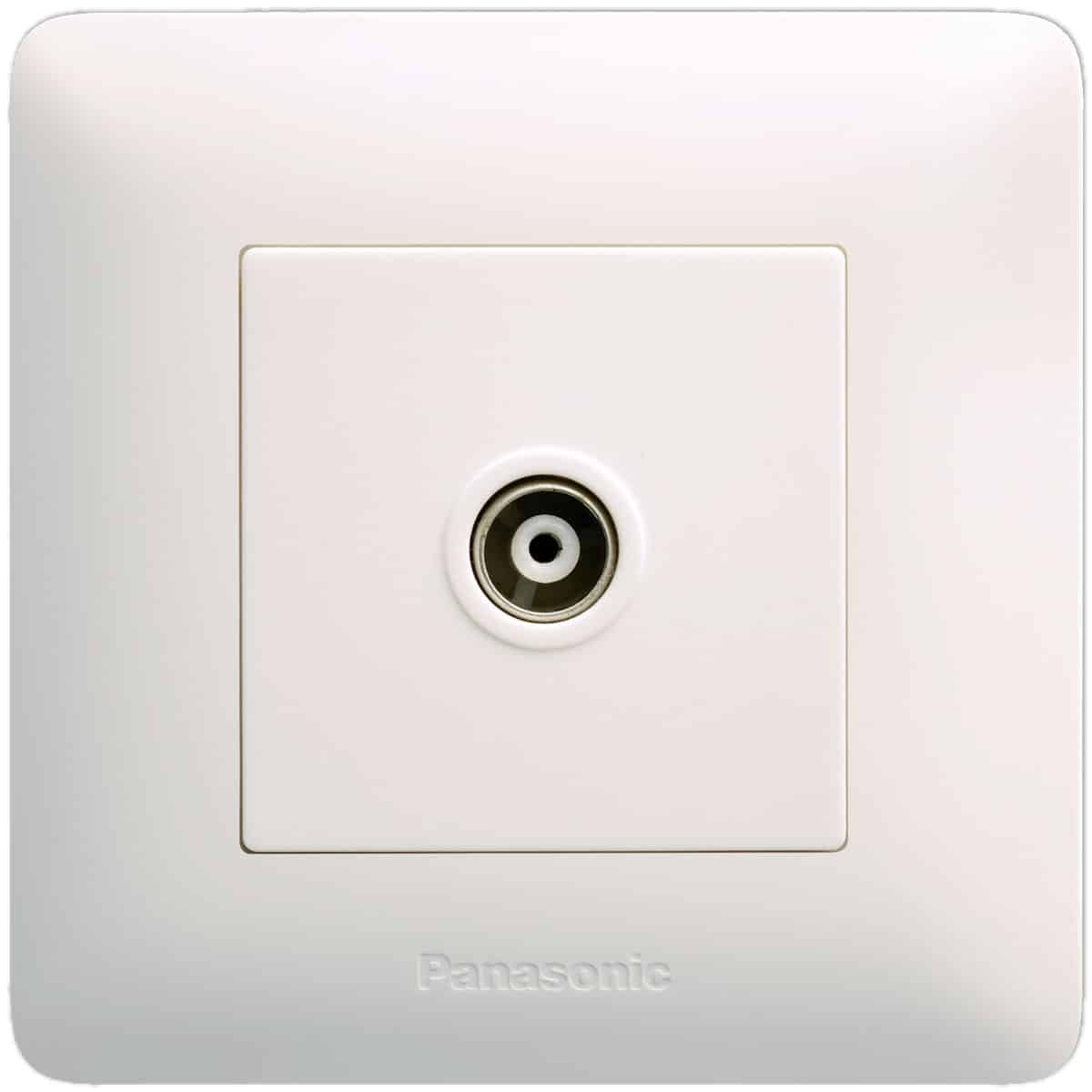 1G TV Socket-White - Ecolux Trading