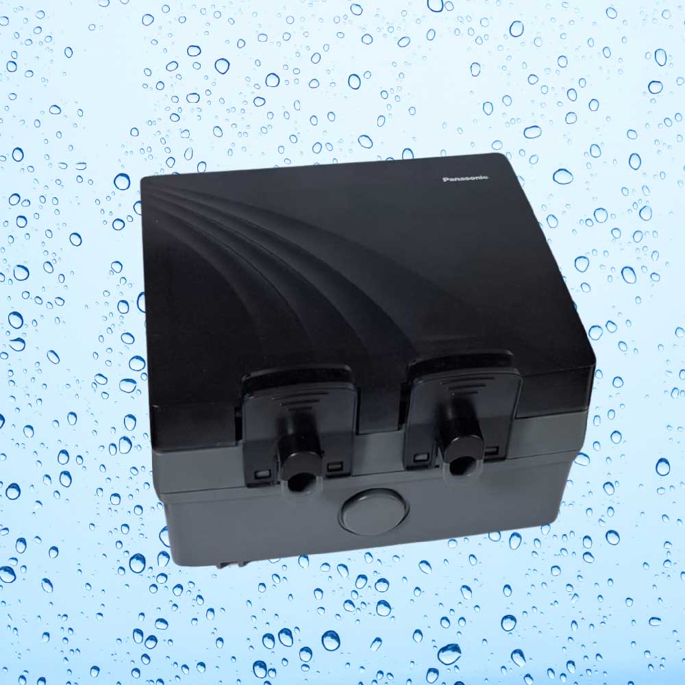 IP66 2G Weatherproof Cover - Ecolux Trading