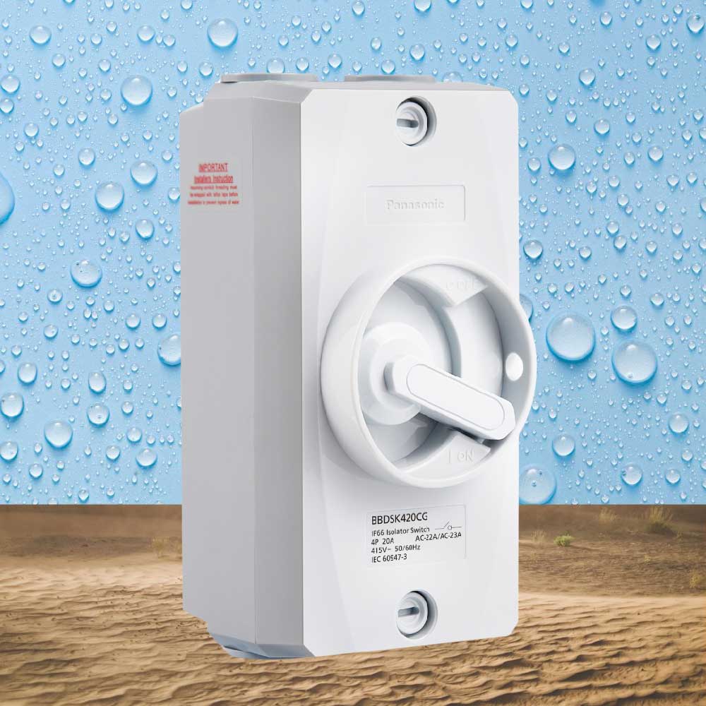 Isolator Switch TPN 20A - Ecolux Trading