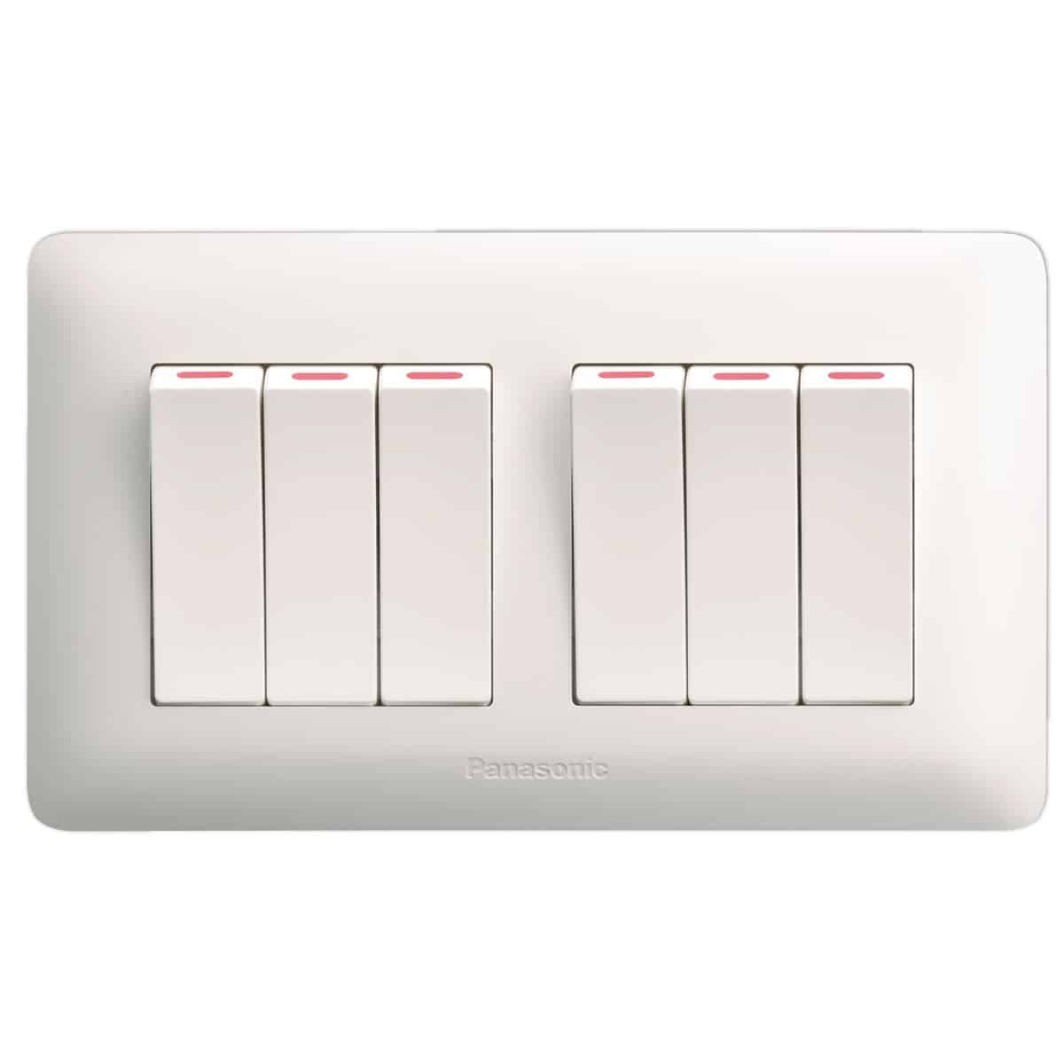 6G 1-Way Switch-White - Ecolux Trading
