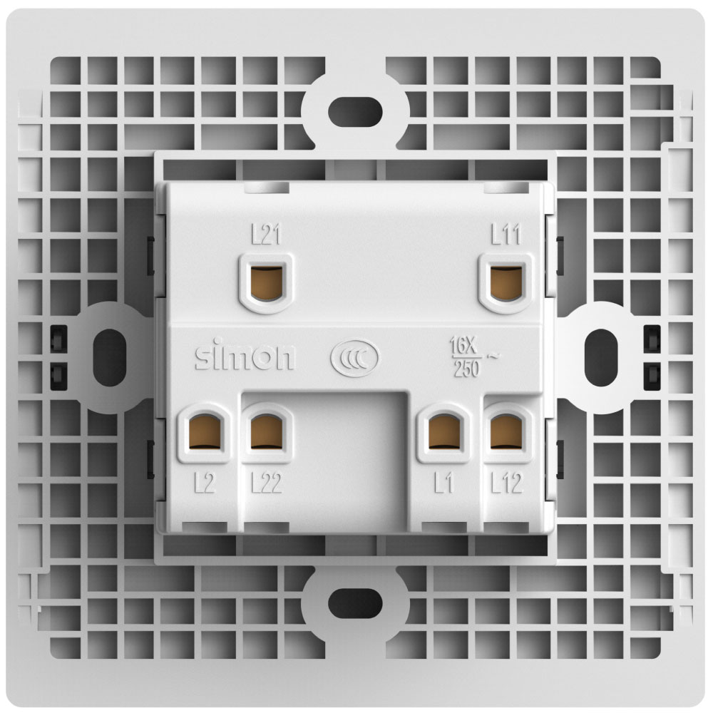 1G 4-Way Switch M3-White - Ecolux Trading